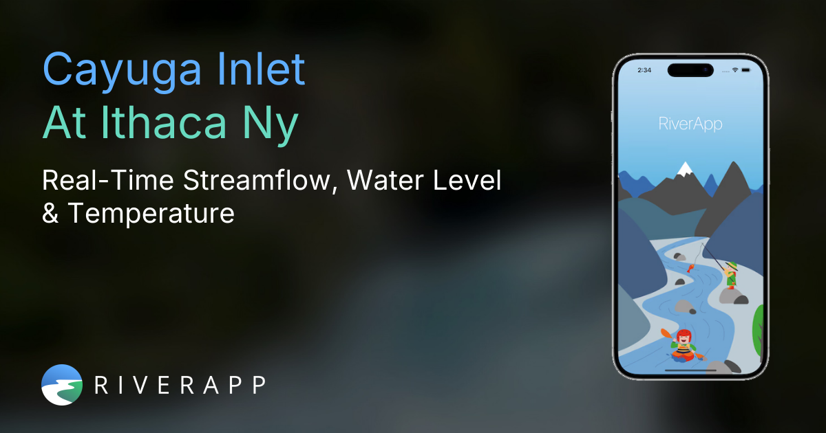 Cayuga Inlet | At Ithaca Ny - Real-Time Streamflow, Water Level ...
