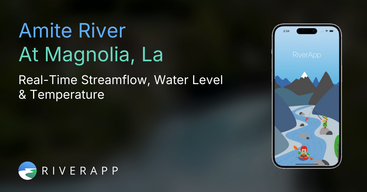Amite River | At Magnolia, La - Real-Time Streamflow, Water Level ...