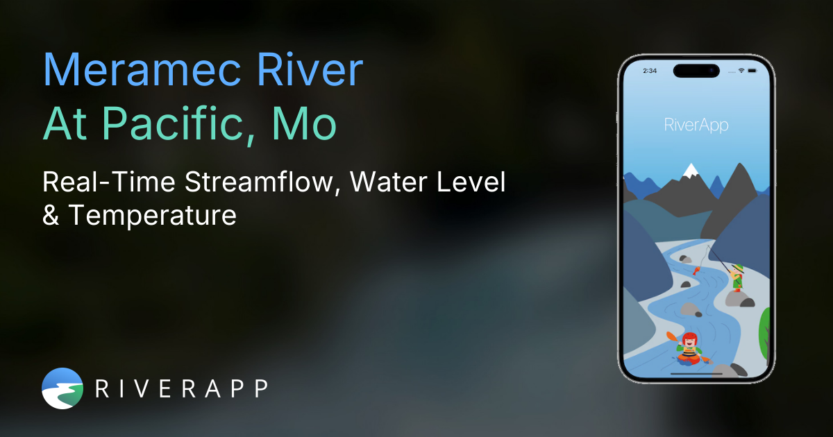 Meramec River | At Pacific, Mo - Real-Time Streamflow, Water Level ...