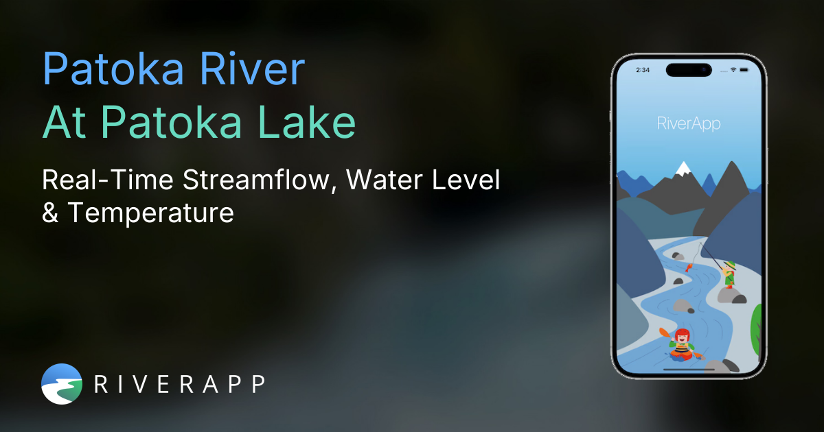 Patoka River | At Patoka Lake - Real-Time Streamflow, Water Level ...